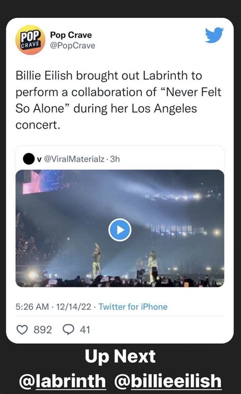 Billie Eilish Brasil On Twitter Vem A O Empres Rio Do Labrinth
