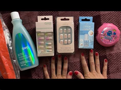 ASMR Doing My Nails Relaxing Whisper Chewing Gum