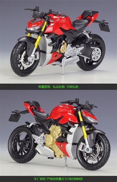 Maisto Ducati Super Naked V S Motorcycle Model Collection Toy