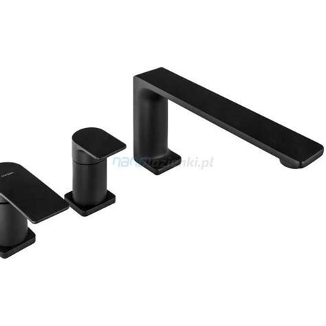 Corsan Trino Cmb Bl Bateria Wannowa Otworowa Czarna Nanolazienki Pl