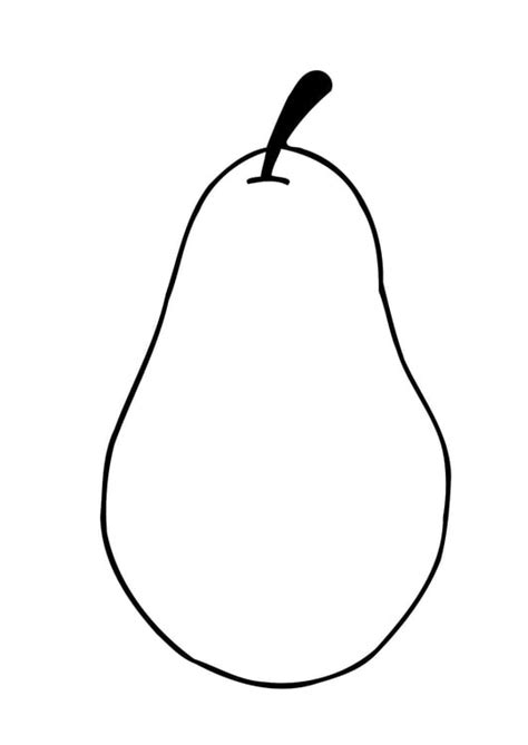 Dibujo De Peras Para Colorear Dibujos Para Colorear Imprimir Gratis
