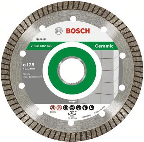 Bosch Disque Diamant 125 Mm 2608602479 Au Meilleur Prix Sur Idealo Fr