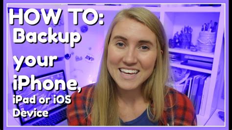 HOW TO Backup Your IPhone IPad IOS Device YouTube