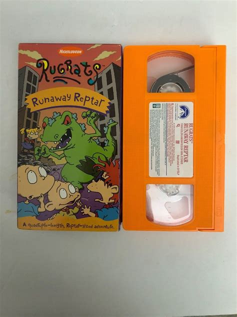Rugrats Runaway Reptar Nickelodeon Vhs Tape Ebay