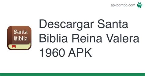 Santa Biblia Reina Valera 1960 APK Android App Descarga Gratis
