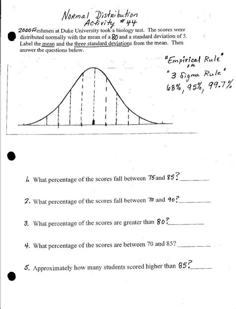 Standard Deviation Practice Worksheet