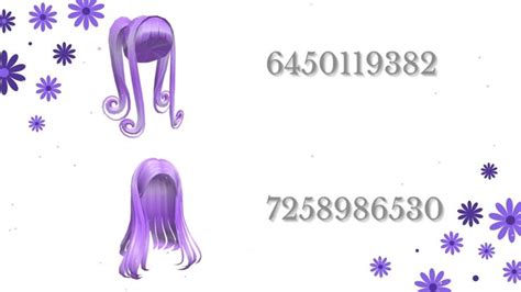 Roblox Hair Codes Berry Avenue Bloxburg And Brookhaven Roblox