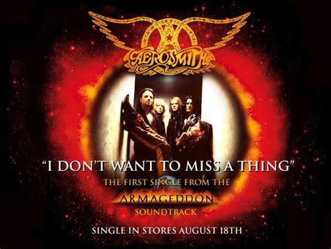 Aerosmith I Don T Want To Miss A Thing Chanson D Amour R Pertoire