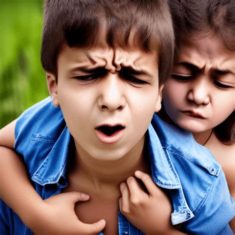 Bruder Weint Auf Der Schulter Der Schwester Creative Fabrica