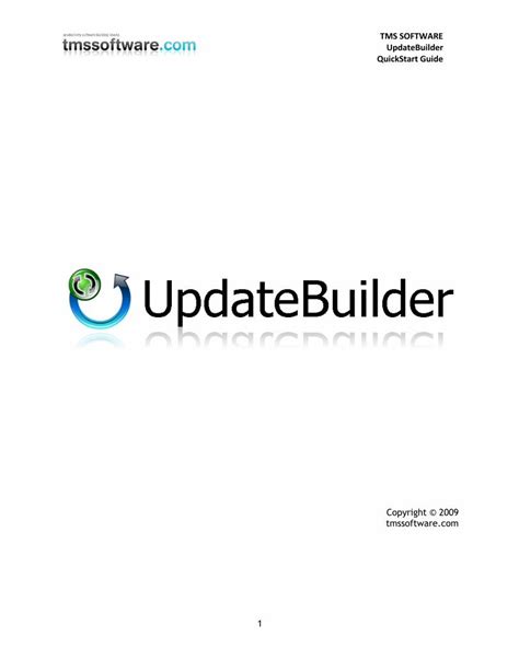 Pdf Tms Update Builder Quick Start Guide Dokumen Tips
