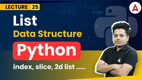 what is list in python python programming full course coding adda247 25 youtube