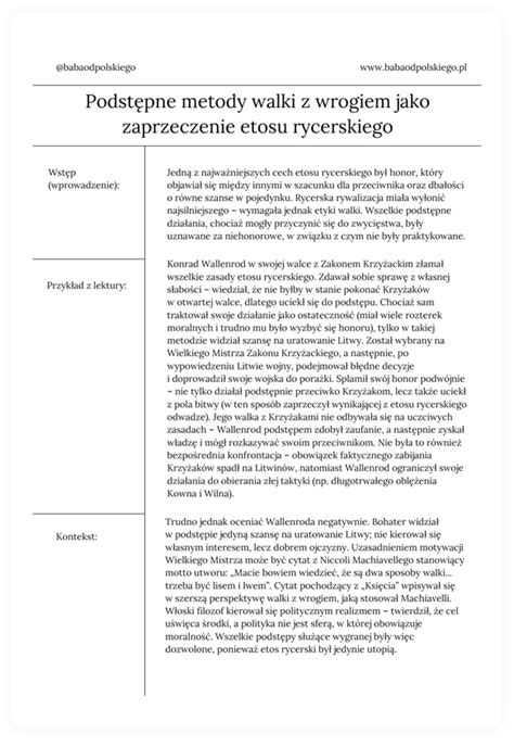 Matura ustna z języka polskiego opracowanie 110 pytań