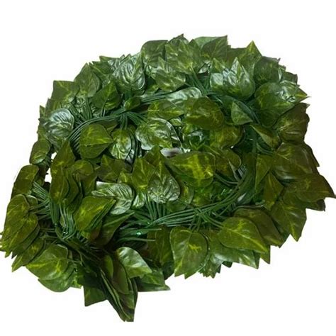 Plastic And Fiber Artificial Green Creeper Large Leaves At Rs 200 Dozen
