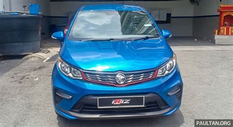 Proton Iriz Executive Facelift Ocean Blue Paul Tan S