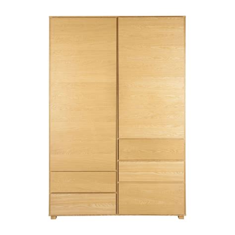 Hana II Armoire en chêne massif Habitat Soldes Armoire Habitat