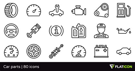 White Text Line Art Font Line Design Illustration 73354 Free Icon
