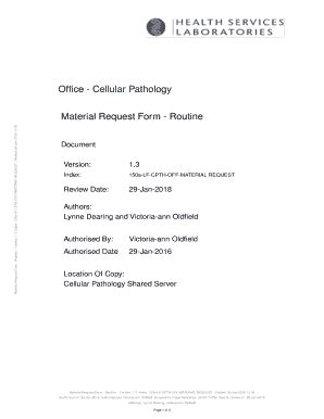 Fillable Online Material Request Form Uclh Fax Email Print Pdffiller