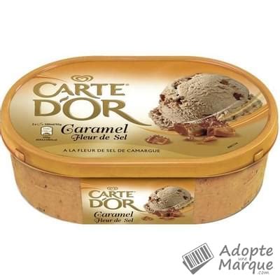 Carte d Or Crème glacée au Caramel Fleur de Sel Le bac de 1L