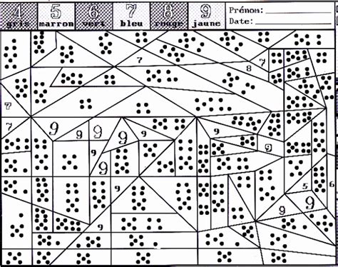 Coloriage magique gs numération tout degorgement
