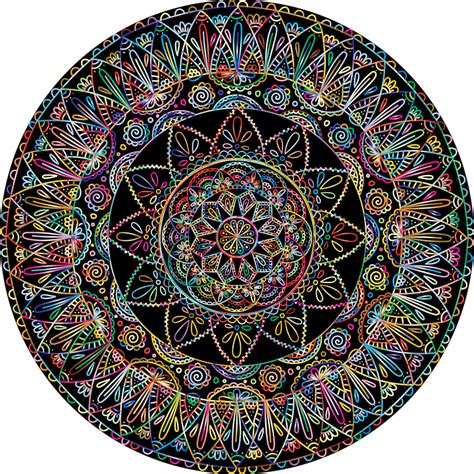 Mandala Dekorativ Bunt Kostenlose Vektorgrafik Auf Pixabay