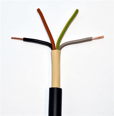 Meterware Erdkabel Nyy J X Mm Schwarz X Qmm Starkstromkabel