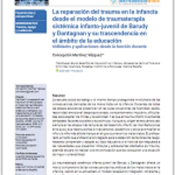 La reparación del trauma en la infancia desde el modelo de