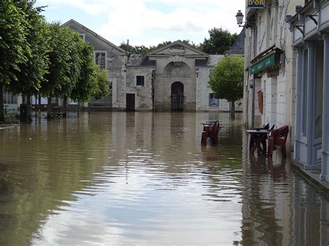 Inondation du 20 juin 2013 Richelieu Indre et Loire Châteaux de
