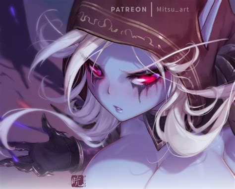 Sylvanas Windrunner Warcraft And More Drawn By Mitsu Mitsu Art