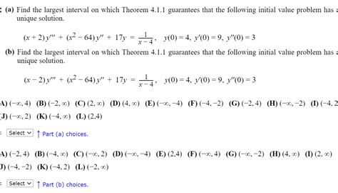 solved a find the largest interval on which theorem