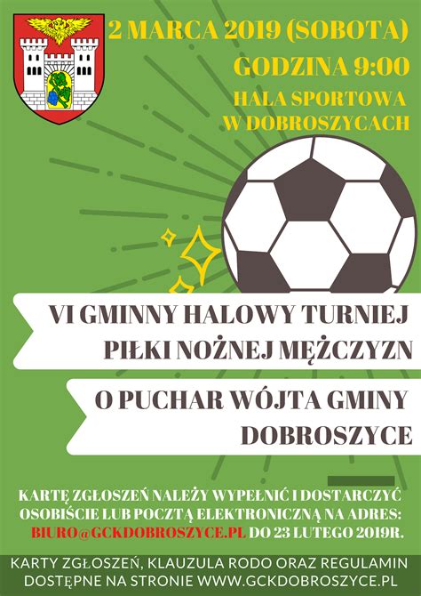 VI Gminny Turniej Piłki Nożnej o Puchar Wójta Gminy Dobroszyce GCK