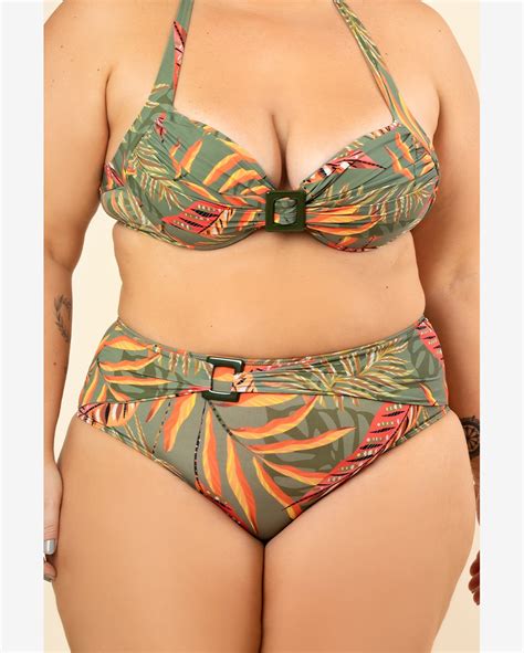 Riachuelo CALCINHA BIQUÍNI PLUS SIZE CINTURA ALTA AVIAMENTO