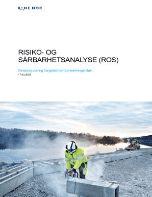 Fillable Online Risiko Og Srbarhetsanalyse ROS Kommunedelplan Mal