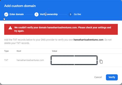 dns firebase with custom domain using stack overflow