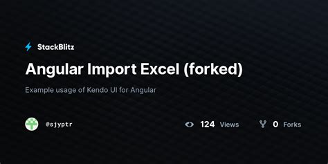Angular Import Excel Forked Stackblitz