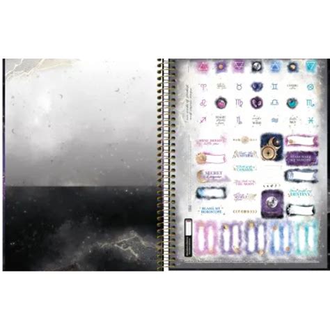 Caderno Espiral Capa Dura Universitário 1 Matéria Magic 80 Folhas Tilibra