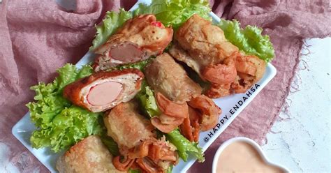Resep Sosis Gulung Tempe Kriuk Oleh Happy End Cookpad