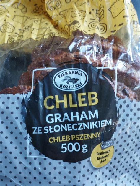 Chleb Graham ze słonecznikiem Piekarnia Kozielski kalorie kJ a