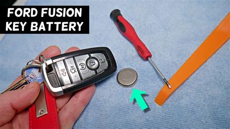 Ford Fusion Key Fob Battery Replacement Removal