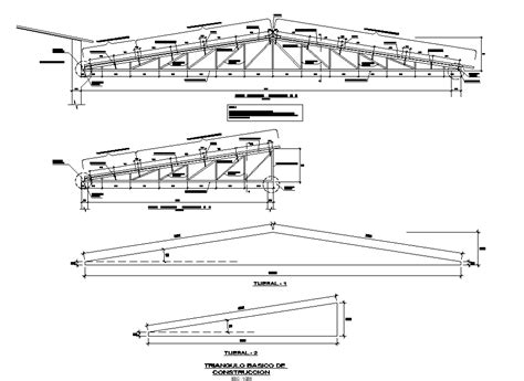 Truss Section Detail Dwg File Cadbull