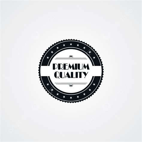 Etiqueta De Insignia De Calidad Premium PNG Arte Redondo Etiqueta
