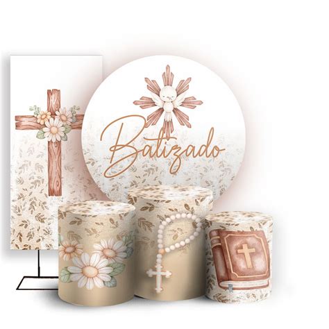 KIT Redondo Trio e Faixa Batizado Sublimado 3D Sublitex painéis