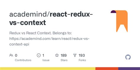 Github Academindreact Redux Vs Context Redux Vs React Context Belongs To Academind