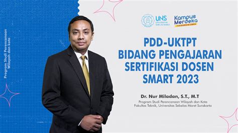 Pdd Uktpt Bidang Pengajaran Sertifikasi Dosen Smart Youtube