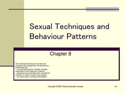 sexual techniques and behaviour patterns ppt download