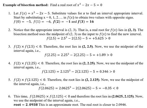3 find all the roots using bisection method ex 3x
