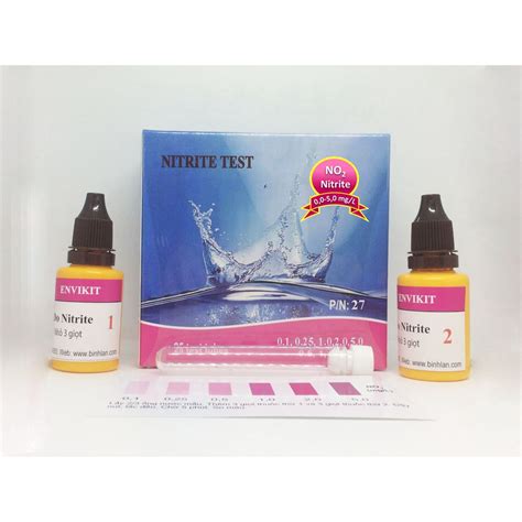 Test khí độc Nitrit NO2 ENBC BinhLan Nitrite test kit Đo nhanh