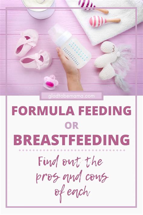 The Pros And Cons Of Breastfeeding Vs Formula Feeding Formula Feeding