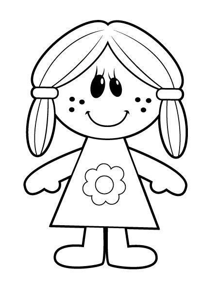 Cómo dibujar Una Muñeca Para Niños Paso a Paso Muy Fácil 2024