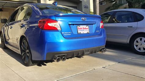 Subaru Wrx Borla Cat Back Exhaust Revving Youtube