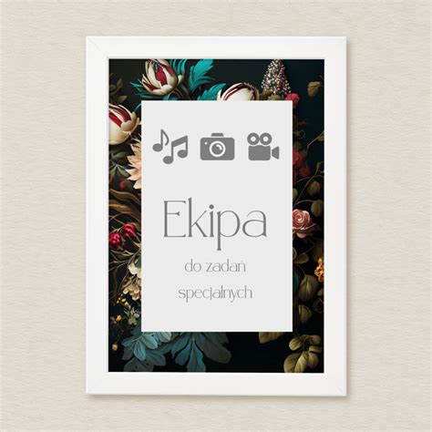 Ekipa do zadań specjalnych do zaproszeń eleganckie Leśne wzór 1